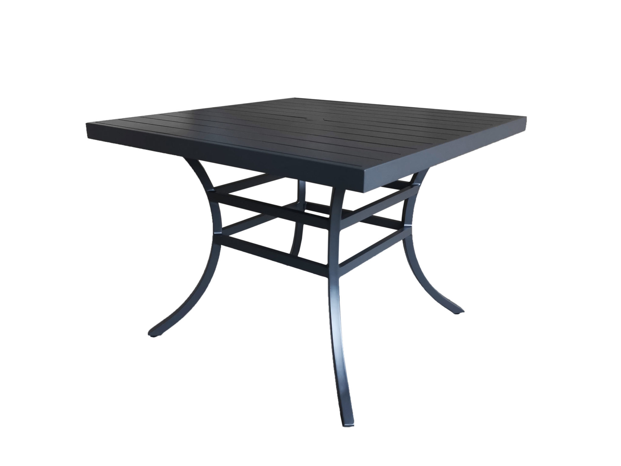 36″ Slatted Square Dining Table – Gallo Design Group